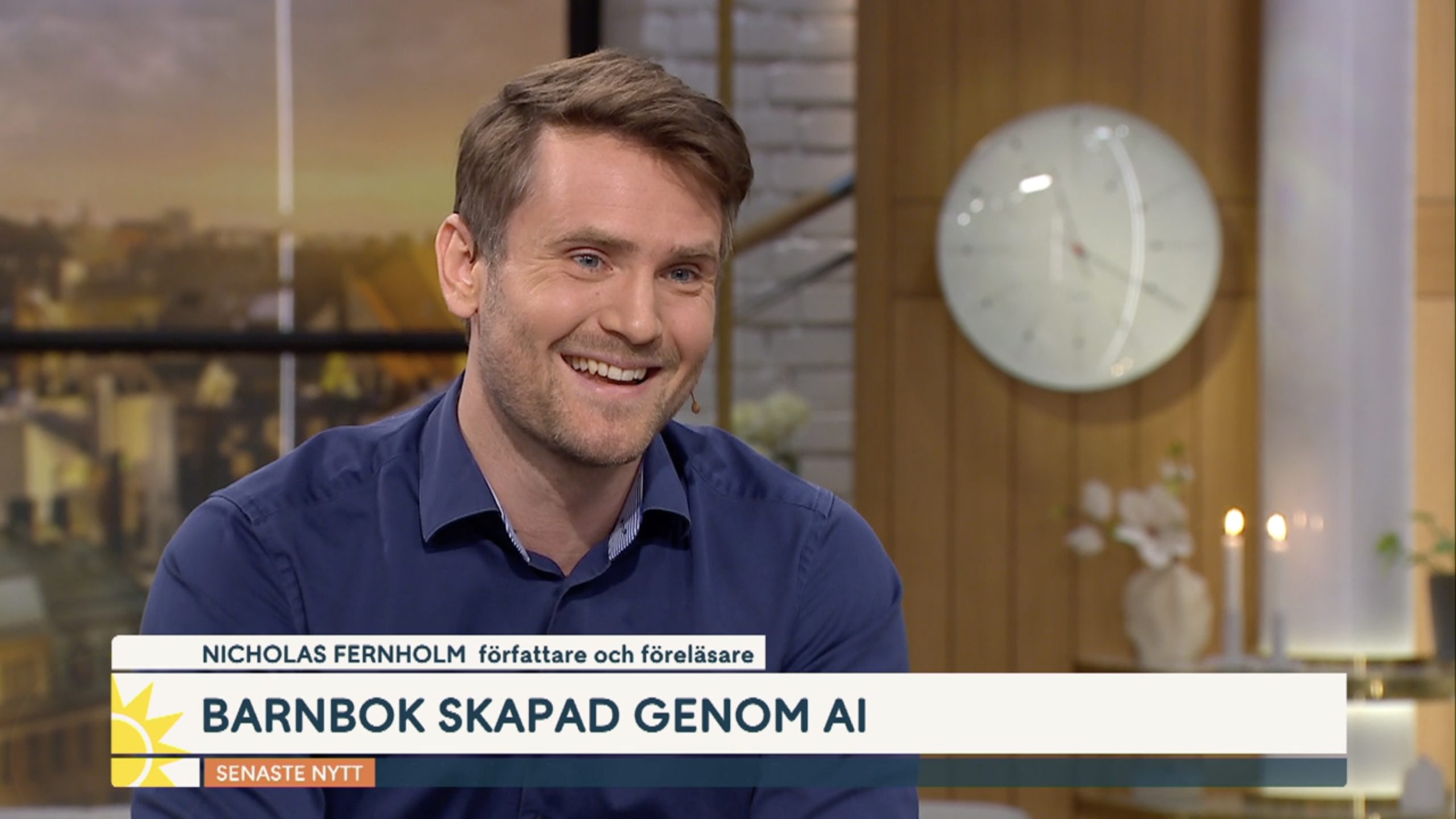 Nicholas Fernholm gästar TV4 Nyhetsmorgon - editK